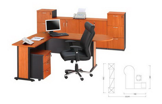 partisi uno, penyekat ruangan uno, uno partition, meja kantor rapih